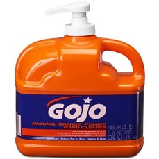 GoJo Orange Pumice 1/2 Gallon 4 Pack-Hand Cleaner Pump Jug-With Vitamin ...